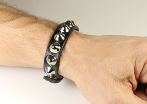Studded/Spiked Leather Wristbands| Leatherpunk