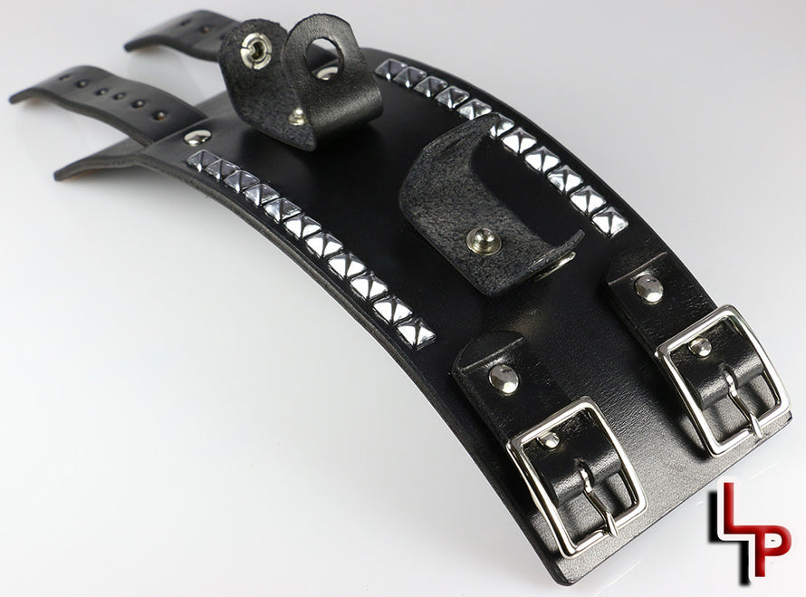 Wide Leather Watch Cuffs for Analog and Smart Watches| Leatherpunk